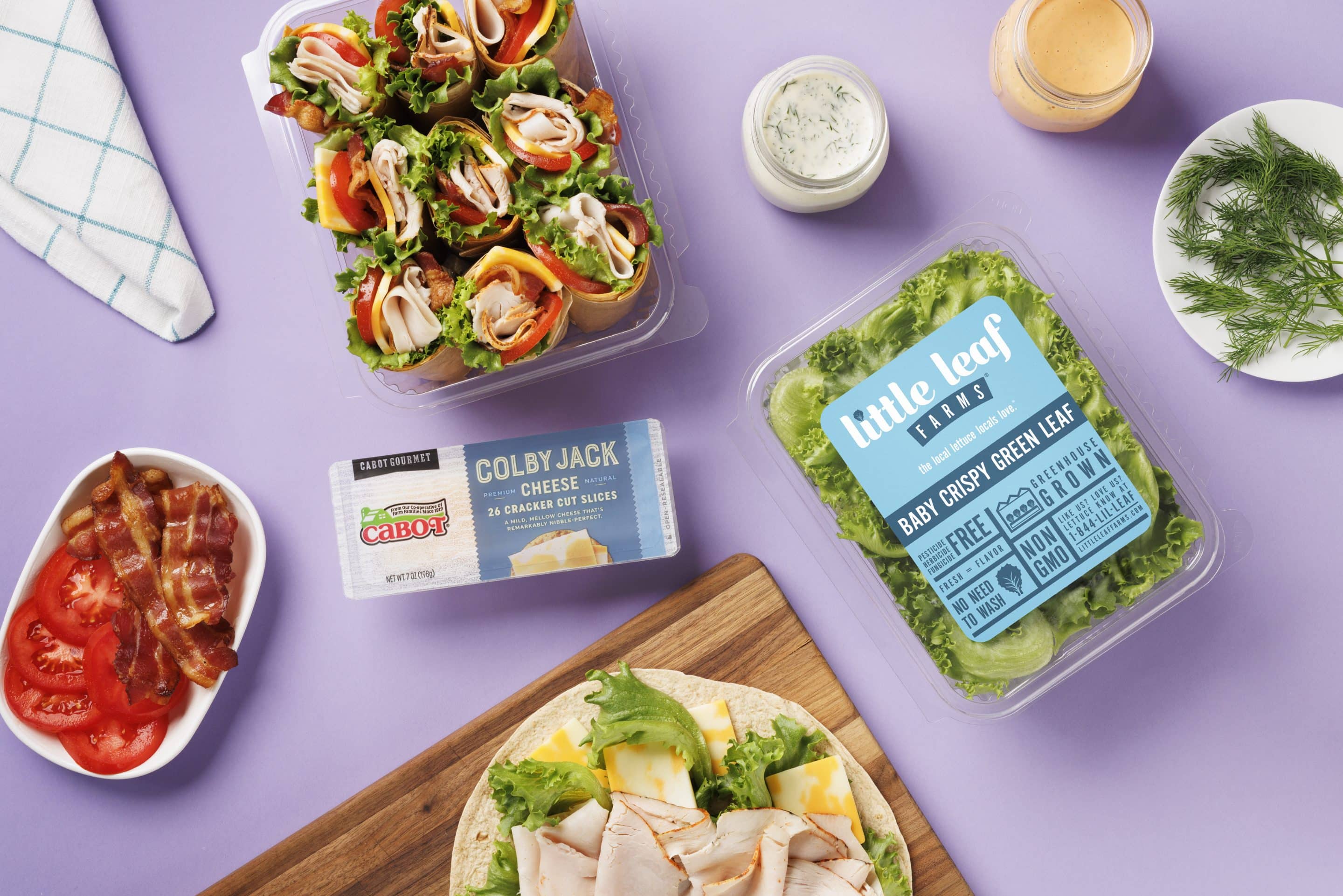 Turkey Club “Beach” Wrap - Little Leaf Farms