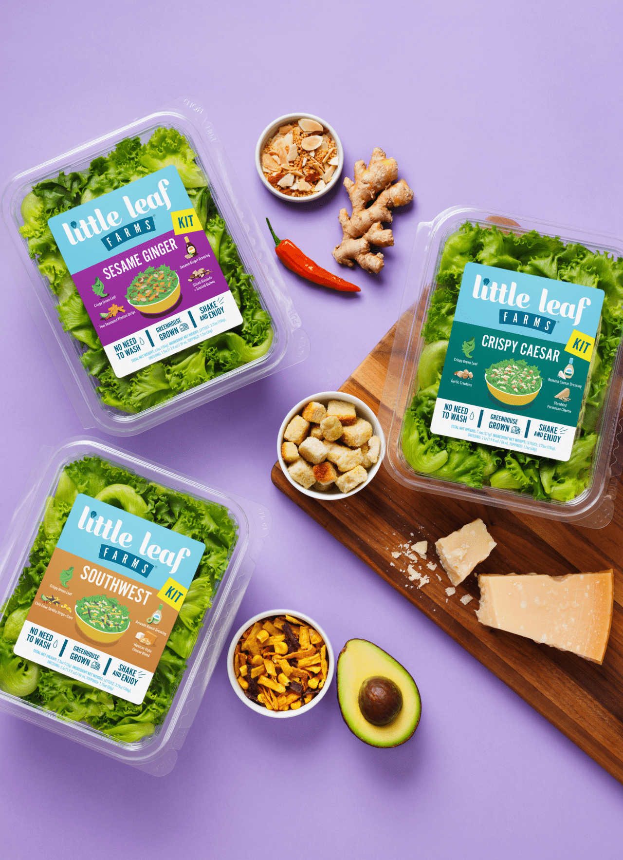 Salad Kits - Little Leaf Farms